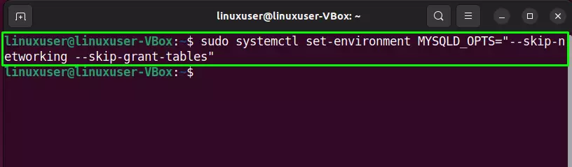 Nigute wahindura ijambo ryibanga rya MySQL muri Ubuntu 22.04 89_4