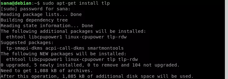 วิธีตรวจสอบและเพิ่มประสิทธิภาพการใช้พลังงานบน Linux 9014_11