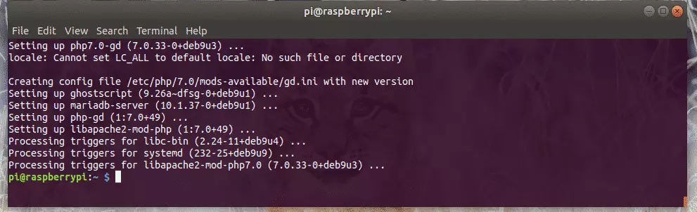 Raspberry Pi 3-ൽ OwnCloud എങ്ങനെ ഇൻസ്റ്റാൾ ചെയ്യാം 9041_18