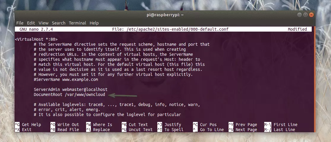 Como instalar OwnCloud en Raspberry Pi 3 9041_30