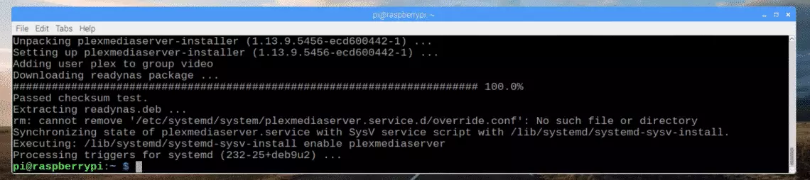 Installa Plex su Raspberry Pi 3 9049_13