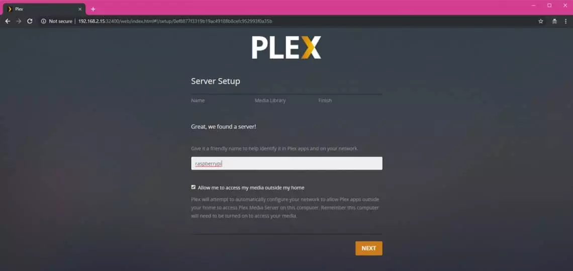 Installer Plex på Raspberry Pi 3 9049_16