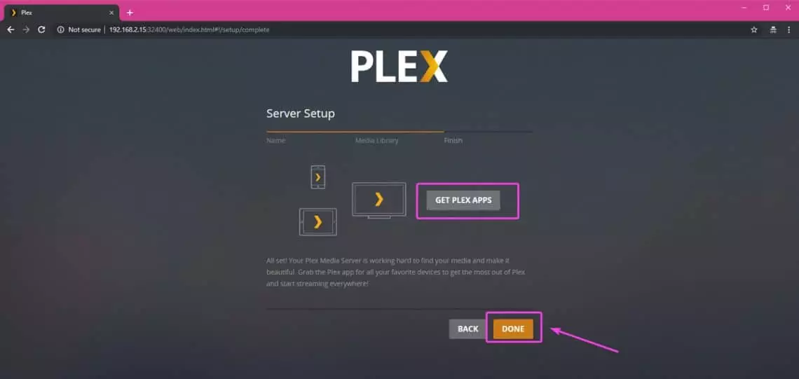 Встановіть Plex на Raspberry Pi 3 9049_23