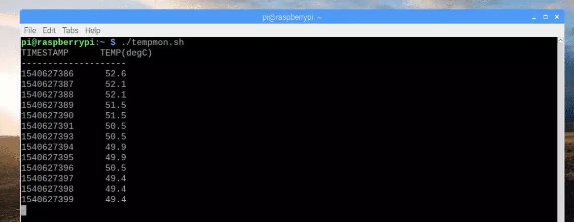 Raspberry Pi تېمپېراتۇرا كۆرسەتكۈچى 9050_10