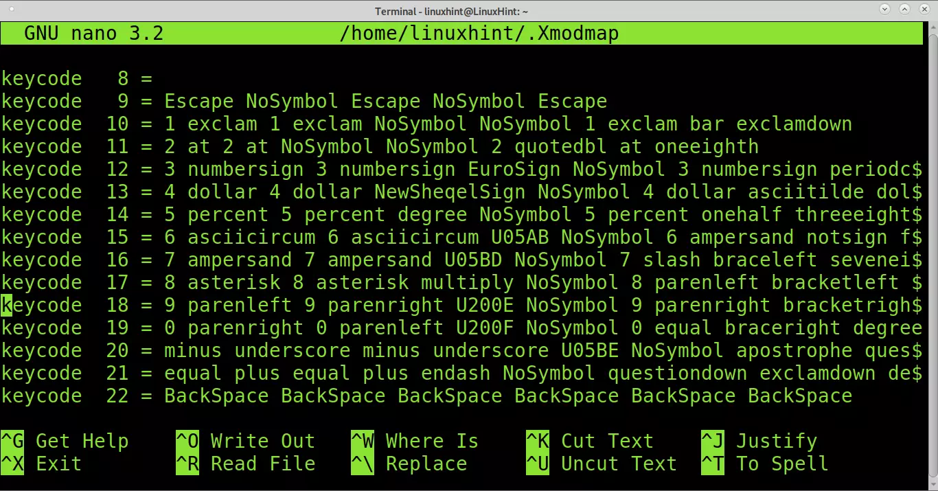 Linux жүйесінде тінтуір түймесін қалай картаға түсіруге болады? 9053_9