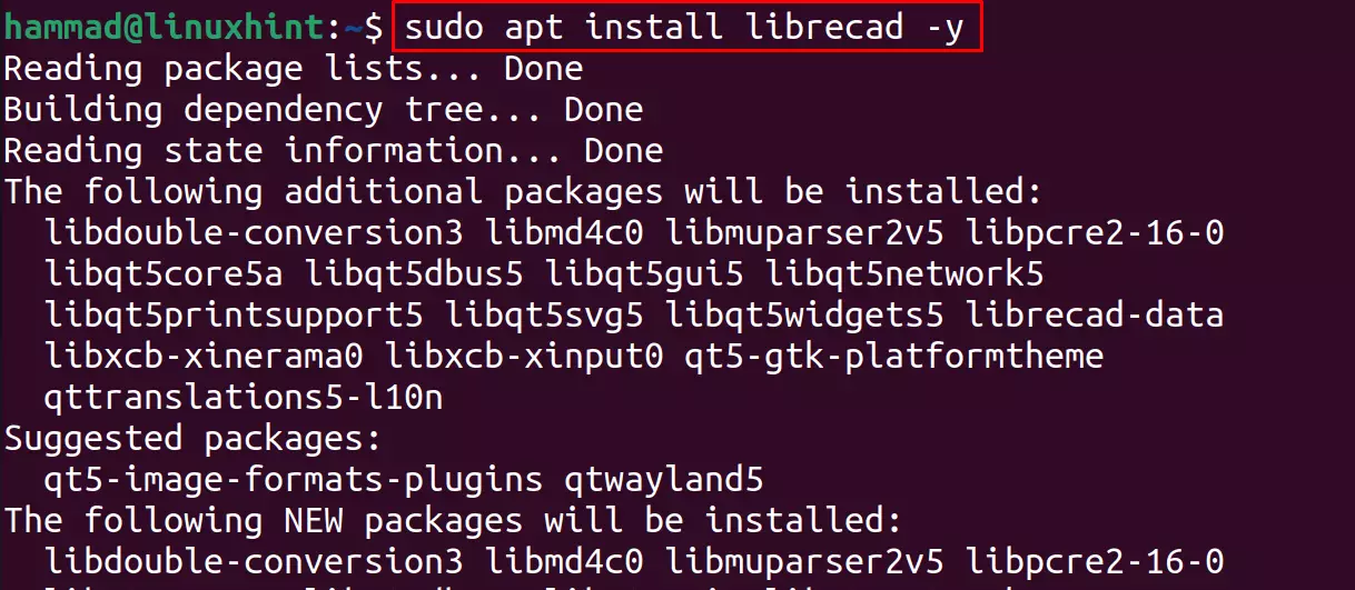 Uyifaka njani iLibreCAD kwi-Ubuntu 22.04 kunye neLinux Mint 20 9063_2