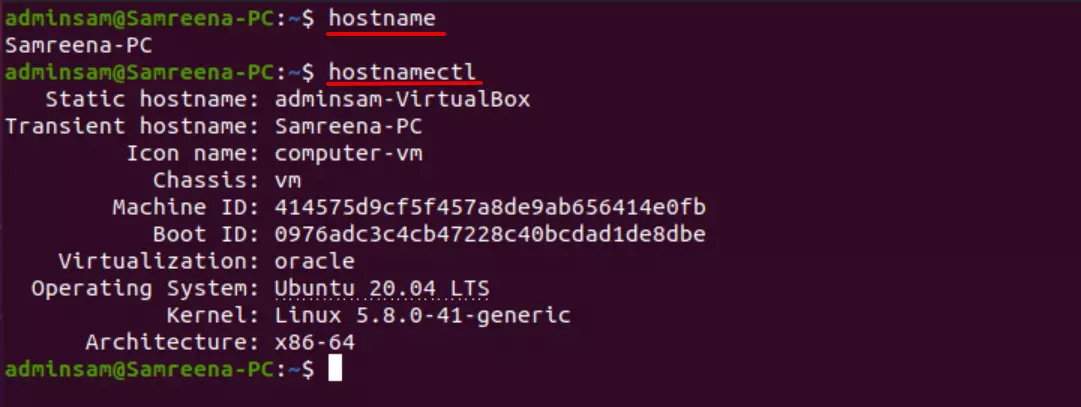 Ubuntu Hostnamen dauerhaft ändern 9090_1