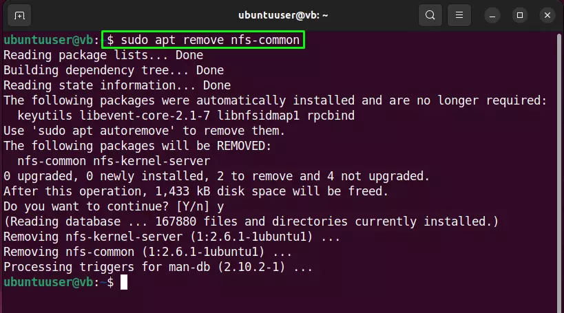 Maitiro ekuisa uye kugadzirisa iyo NFS Server paUbuntu 22.04 90_21