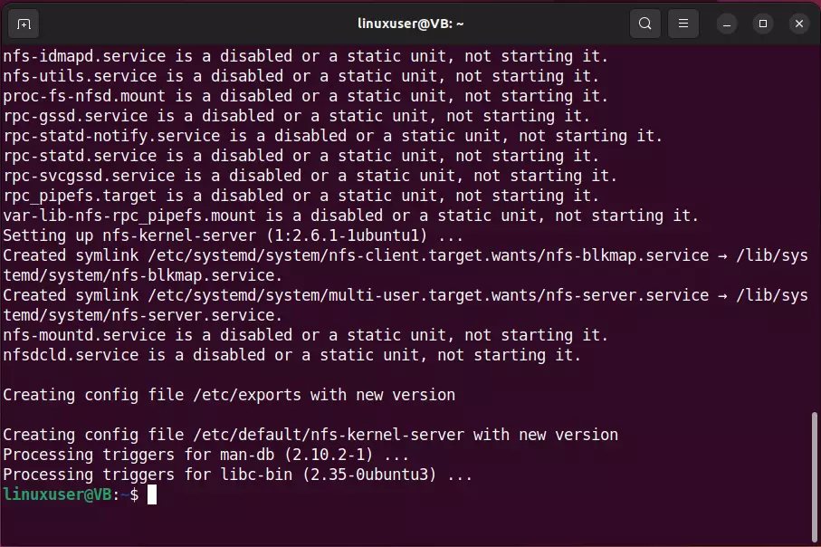 Ubuntu 22.04 に NFS サーバーをインストールして構成する方法 90_3