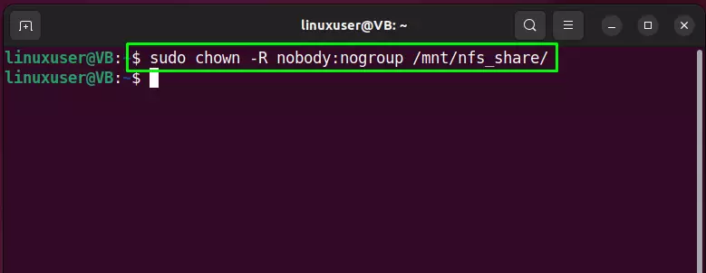 Πώς να εγκαταστήσετε και να ρυθμίσετε έναν διακομιστή NFS στο Ubuntu 22.04 90_5