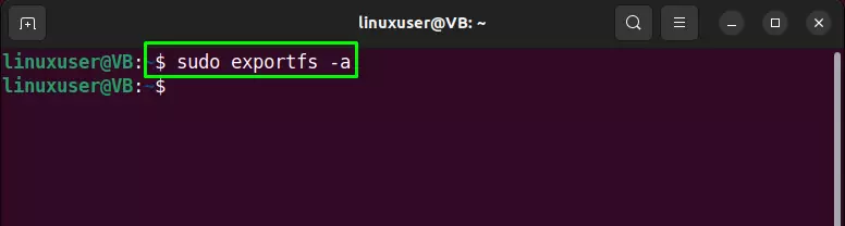 Ubuntu 22.04 に NFS サーバーをインストールして構成する方法 90_9