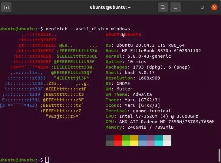 Kodi Neofetch ya Linux ndi chiyani? 9102_2