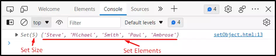 Socraigh Modhanna Cuspóir i JavaScript 9118_2