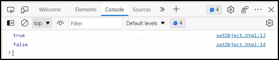 Setel Metode Obyek ing JavaScript 9118_5