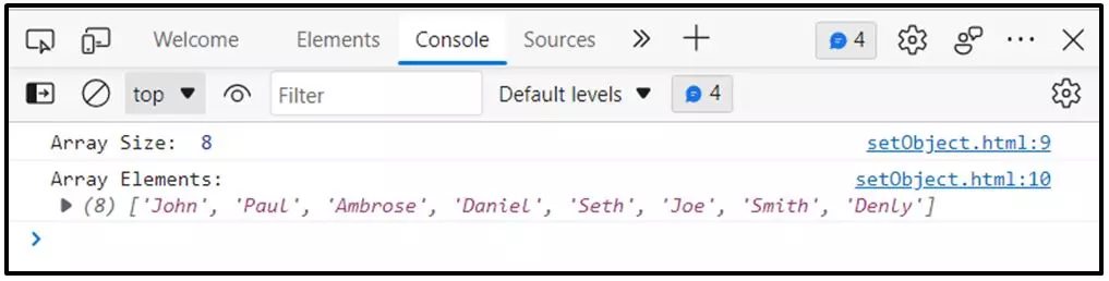 Metodo JavaScript Array.unshift() | Spiegato 9122_2