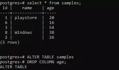 Baguhin ang pangalan ng column na Postgresql 9131_14