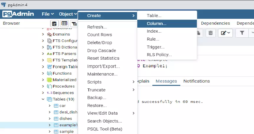 Hloov kab npe Postgresql 9131_16