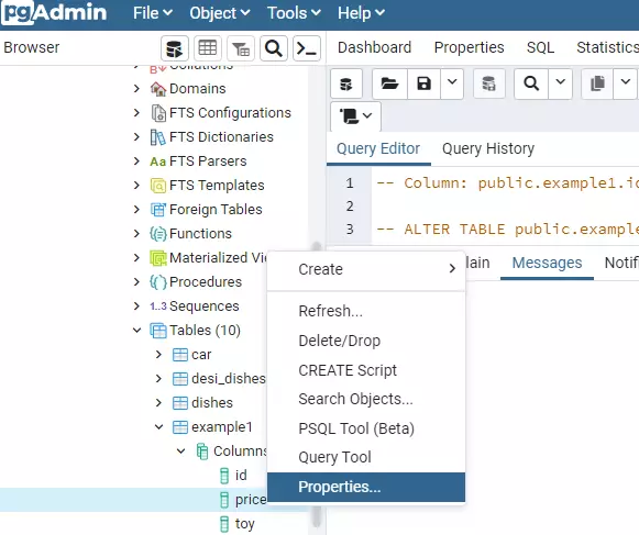 Postgresql баған атауын өзгерту 9131_17