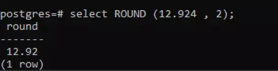 Postgresql राउन्ड २ दशमलव स्थानहरूमा 9132_4