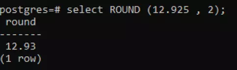 Postgresql राउन्ड २ दशमलव स्थानहरूमा 9132_5