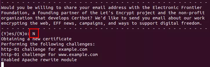 Paano I-secure ang Apache gamit ang Let's Encrypt sa Ubuntu 20.04 913_13