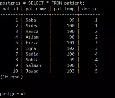 Waa maxay CTE gudaha PostgreSQL? 9141_6