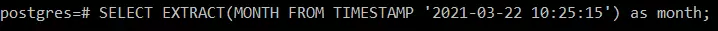 PostgreSQL ແປງ Timestamp ເປັນວັນທີ 9143_5