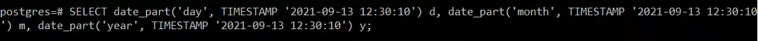 PostgreSQL ແປງ Timestamp ເປັນວັນທີ 9143_7