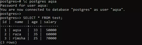 PostgreSQL Satır Düzeyi Güvenlik Örnekleri 9148_5
