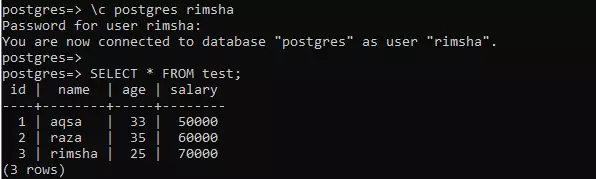 PostgreSQL Satır Düzeyi Güvenlik Örnekleri 9148_7