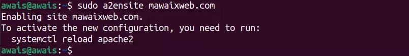 Ubuntu 22.04 дээр Apache серверийг хэрхэн суулгах, виртуал хостуудыг тохируулах талаар 915_13