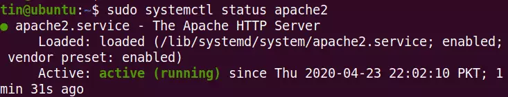 Инсталирајте и конфигурирајте го веб-серверот на Apache на Ubuntu 20.04 916_6