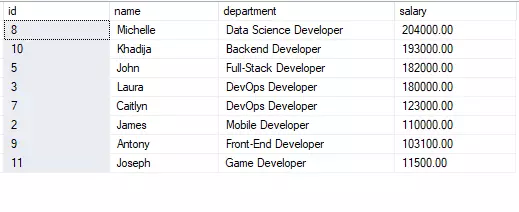 SQL Server가 연산자에 없음 9172_2