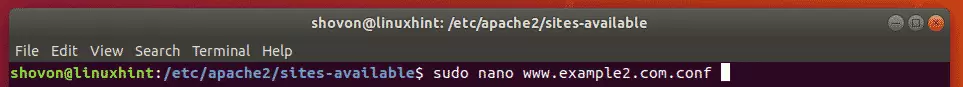 ఉబుంటు 18.04 LTSలో మాక్రోతో Apache 2 VirtualHostని నిర్వహించండి 917_11