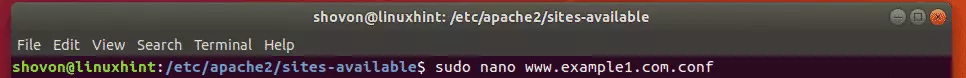 Hantera Apache 2 VirtualHost med makro på Ubuntu 18.04 LTS 917_8