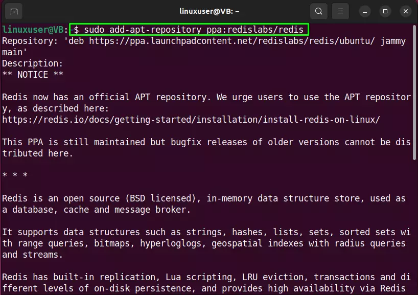 Ubuntu 22.04 پر Redis کو کیسے انسٹال اور کنفیگر کریں۔ 91_2