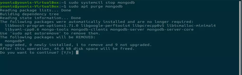 MongoDB installimine Ubuntu 20.04-sse 9206_13