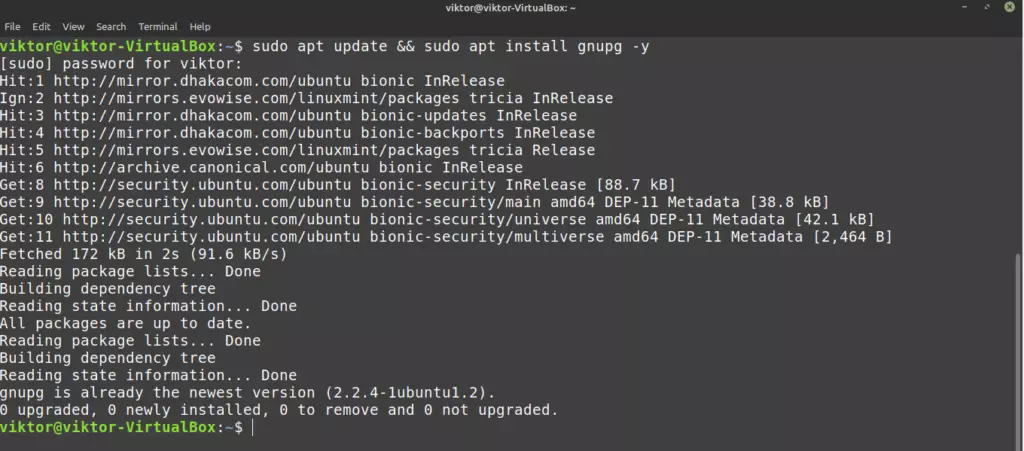 Paano Mag-install at Gamitin ang MongoDB sa Linux Mint 9207_3