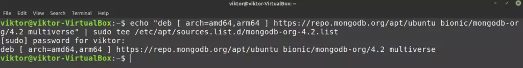 Como instalar e usar o MongoDB no Linux Mint 9207_5