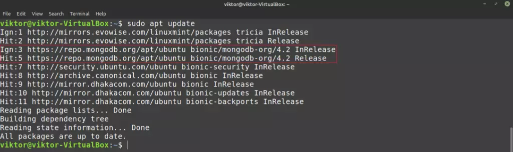 So installieren und verwenden Sie MongoDB unter Linux Mint 9207_6