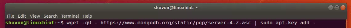 MongoDB 4-ны Ubuntu 18.04 LTS-ка урнаштырыгыз 9209_1
