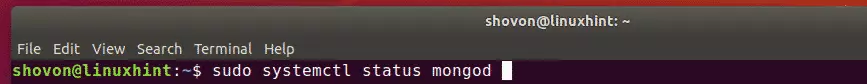 დააინსტალირეთ MongoDB 4 Ubuntu 18.04 LTS-ზე 9209_11