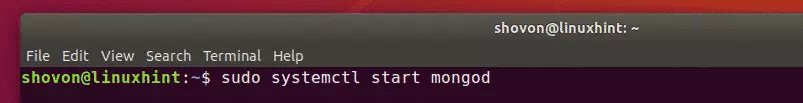 დააინსტალირეთ MongoDB 4 Ubuntu 18.04 LTS-ზე 9209_13