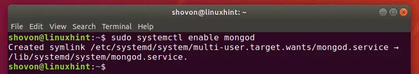 Installa MongoDB 4 su Ubuntu 18.04 LTS 9209_15