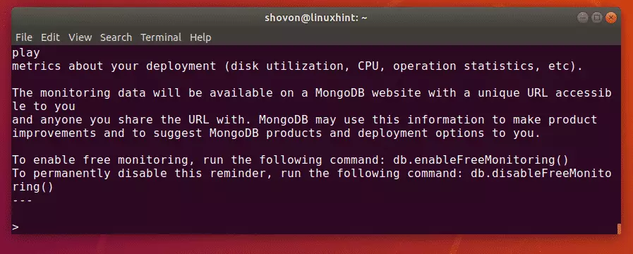 Instale MongoDB 4 en Ubuntu 18.04 LTS 9209_21