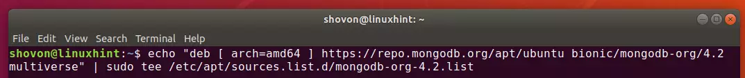 Instale o MongoDB 4 no Ubuntu 18.04 LTS 9209_3