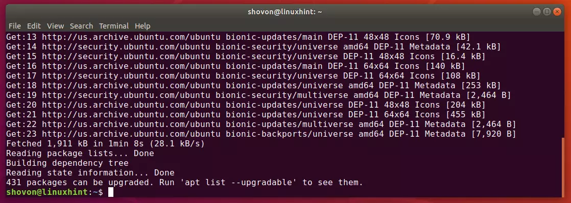 დააინსტალირეთ MongoDB 4 Ubuntu 18.04 LTS-ზე 9209_5
