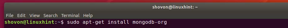 Wụnye MongoDB 4 na Ubuntu 18.04 LTS 9209_6