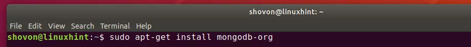 Sakinisha MongoDB 4 kwenye Ubuntu 18.04 LTS 9209_6