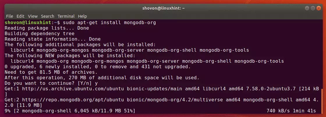 Fi MongoDB 4 sori Ubuntu 18.04 LTS 9209_8